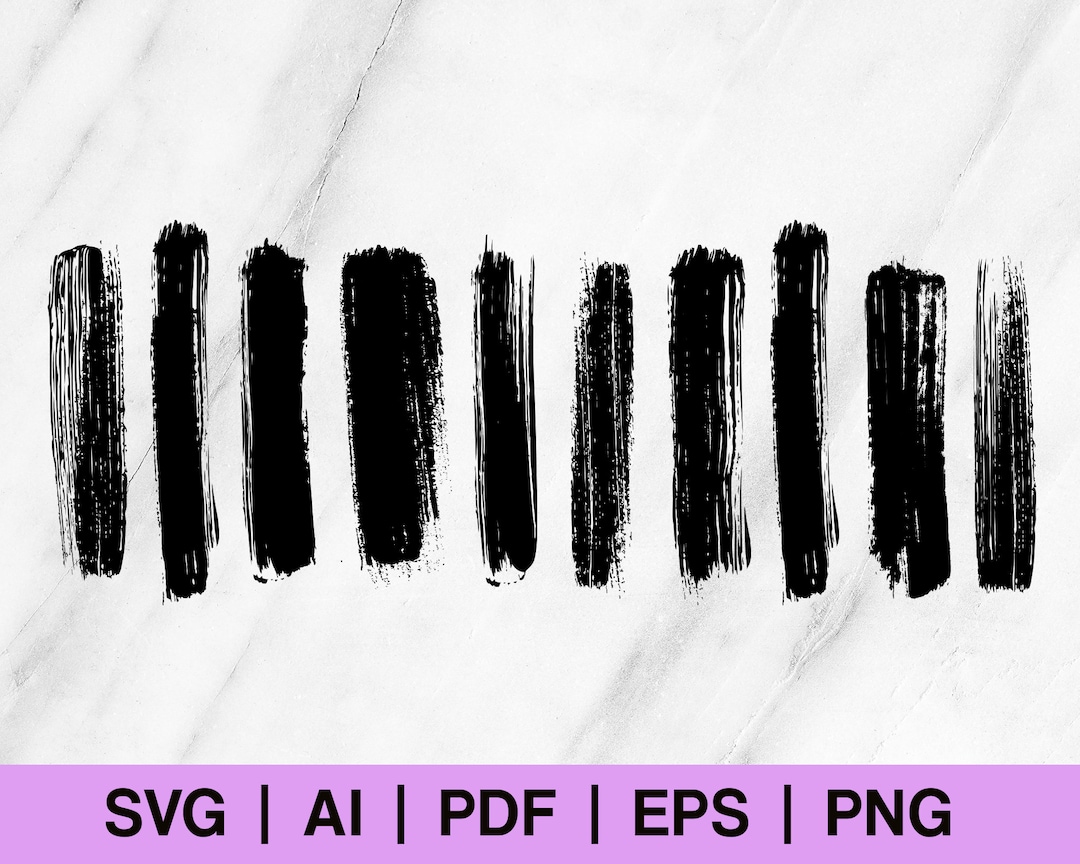 Brush Stroke Svg Bundle, Brush Stroke Png, Brush Stroke Clipart, Brush ...
