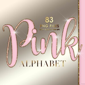 Glitter Pink Alphabet PNG Clip Art, Glitter Letters, Script Alphabet ...