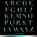 Blue and Silver Chrome Alphabet PNG Clipart, Silver Chrome Letters ...