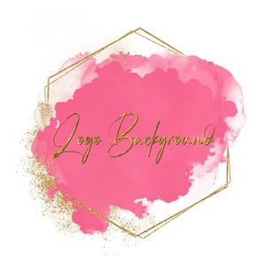 Logo Background Png, Pink Brush Stroke Png, Glitter Pink Frame, Pink ...