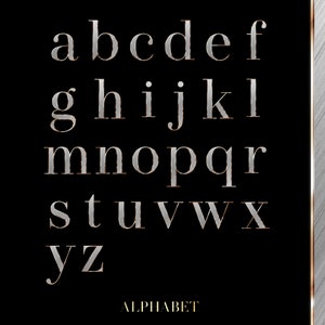 Silver and Gold Alphabet PNG Clipart, Silver and Gold Letters Png ...
