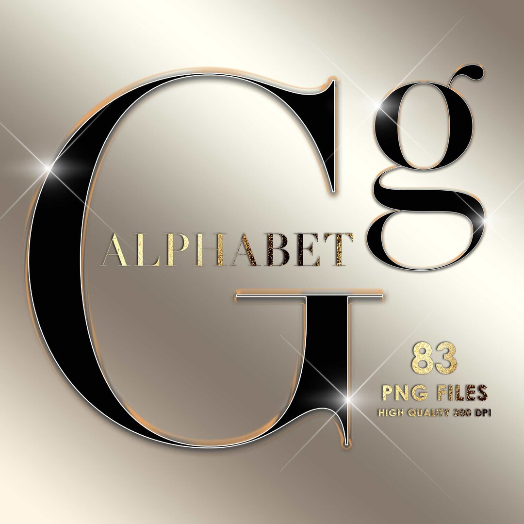 Black Chrome Alphabet Png Clipart, Black Alphabet PNG, Metallic Letters ...