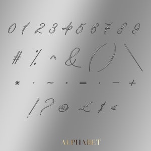 Silver Alphabet PNG, Silver Chrome Alphabet Clipart, Script Metallic ...