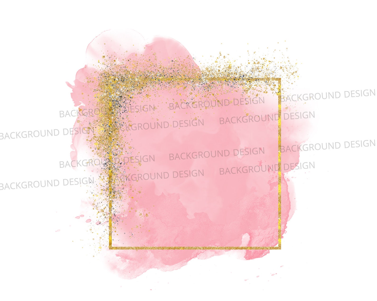 Logo Background Png Pink Brush Stroke Png Blush Pink Frame - Etsy