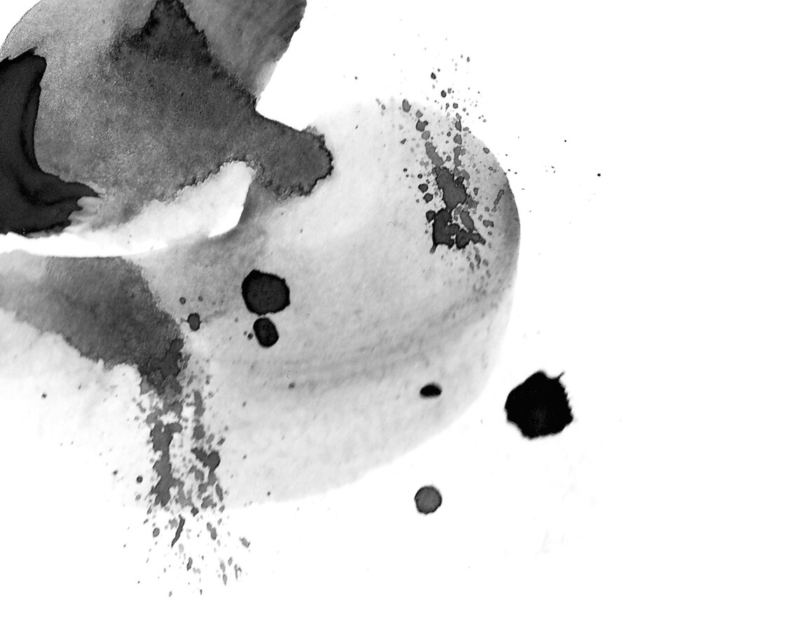 38 Imágenes prediseñadas de acuarela negra imágenes - Etsy México