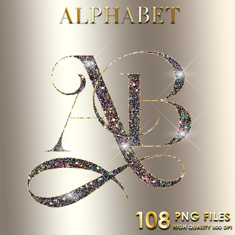 Diamond Alphabet PNG Clipart, Glitter Alphabet PNG, Glam Letters ...