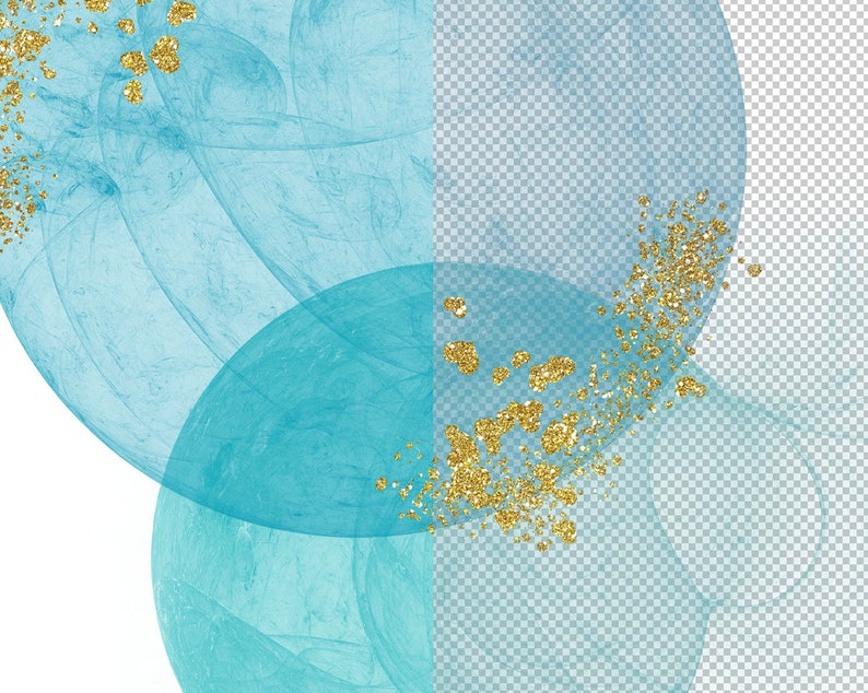 Blue Splashes Splotches Clipart 20 PNG Files Blue Watercolor - Etsy