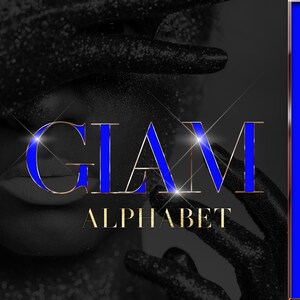 Blue Chrome Alphabet PNG Clipart, Chrome Letters Png, Blue and Gold ...