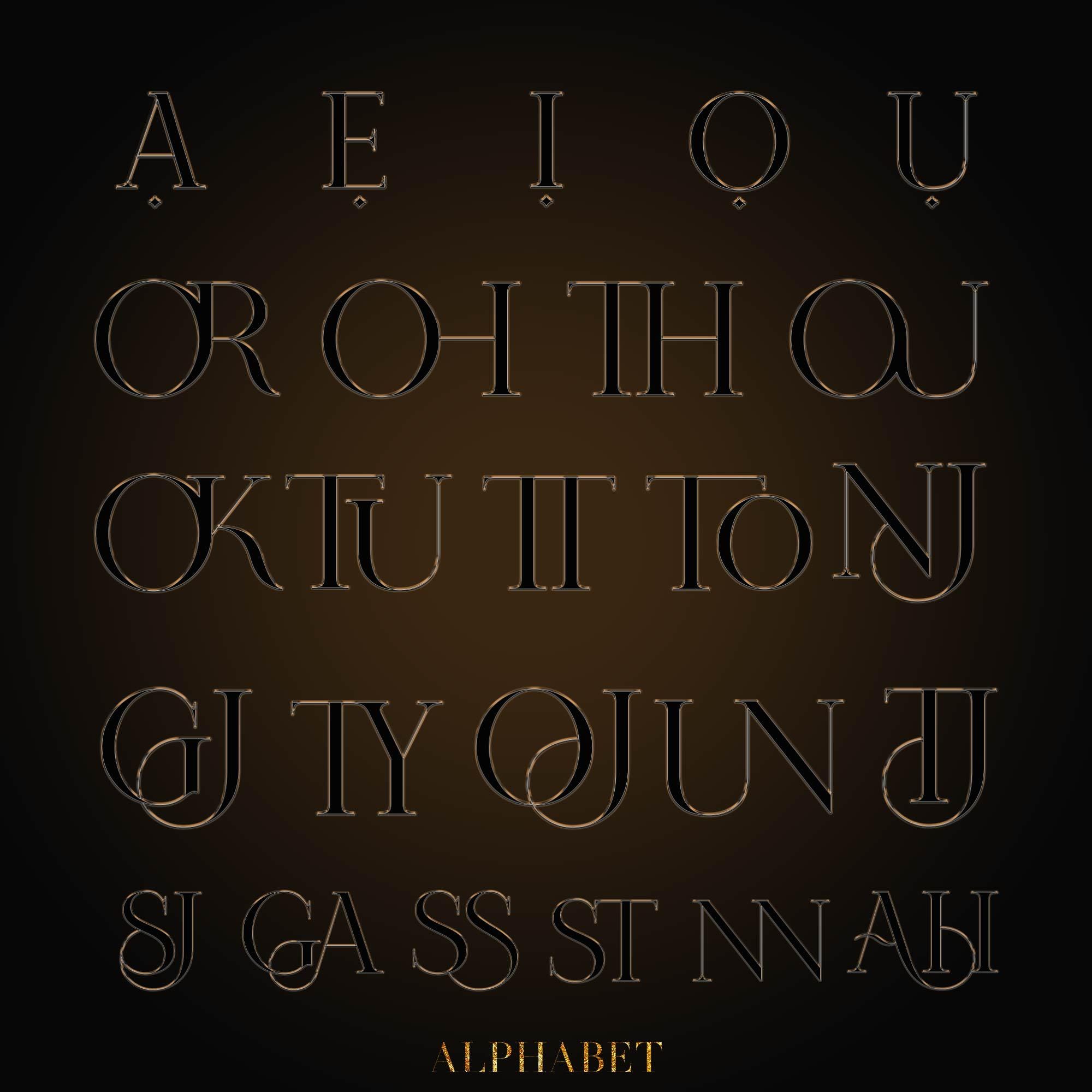 Luxury Black Chrome Alphabet Clipart, Black Alphabet Png, Glam Metallic ...