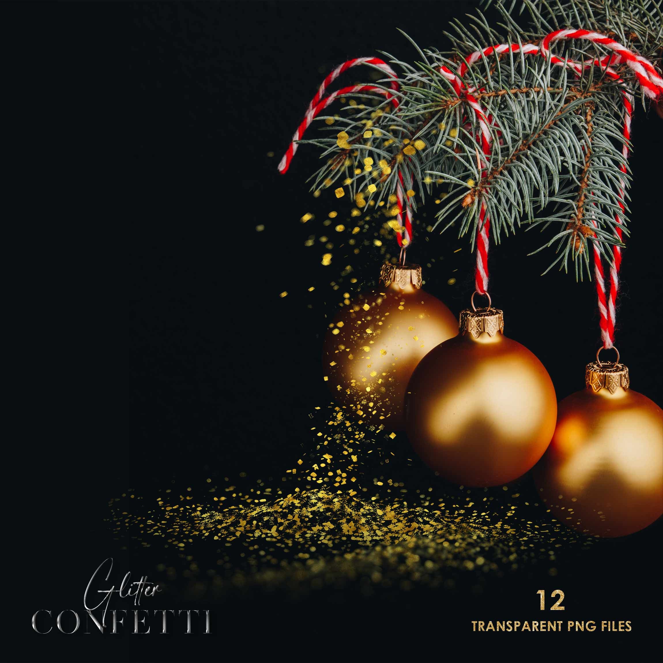 Gold Confetti Clipart, Glitter Gold Overlays Png, Sparkling Glitter ...