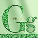 Glitter Alphabet Png, Glitter Chunky Green Alphabet Clip Art, Sparkle ...