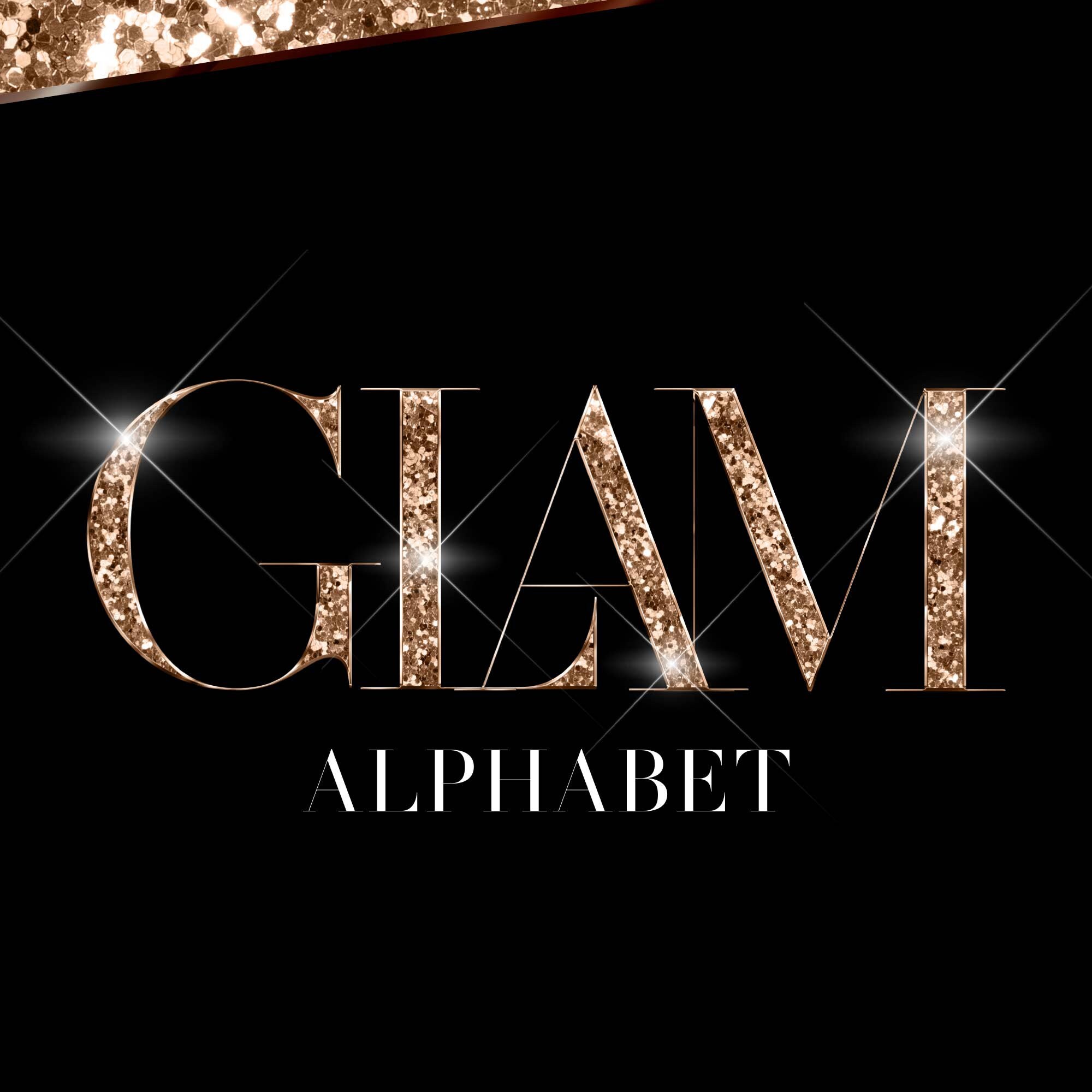 Glitter Gold Alphabet Clip Art, Luxury Letters, Glam Alphabet PNG, Gold ...