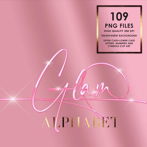 Rose Gold Alphabet Png Clip Art, Pink Alphabet PNG, Rose Gold Chrome ...