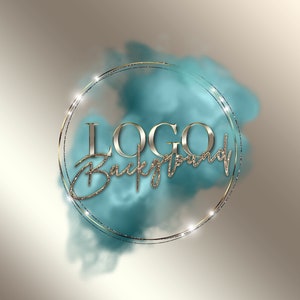 Blue Logo Background Png, Blue Watercolor, Glitter Frame, Brush Stroke ...