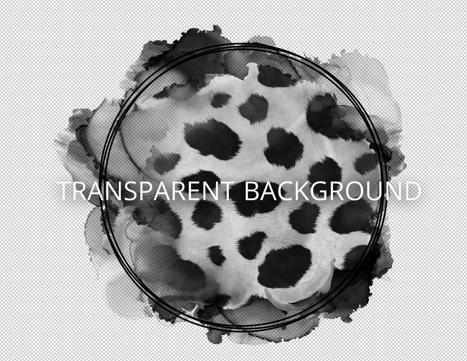 Cowhide Background Png, Logo Background, Cow Print Frame Png, Cowhide ...