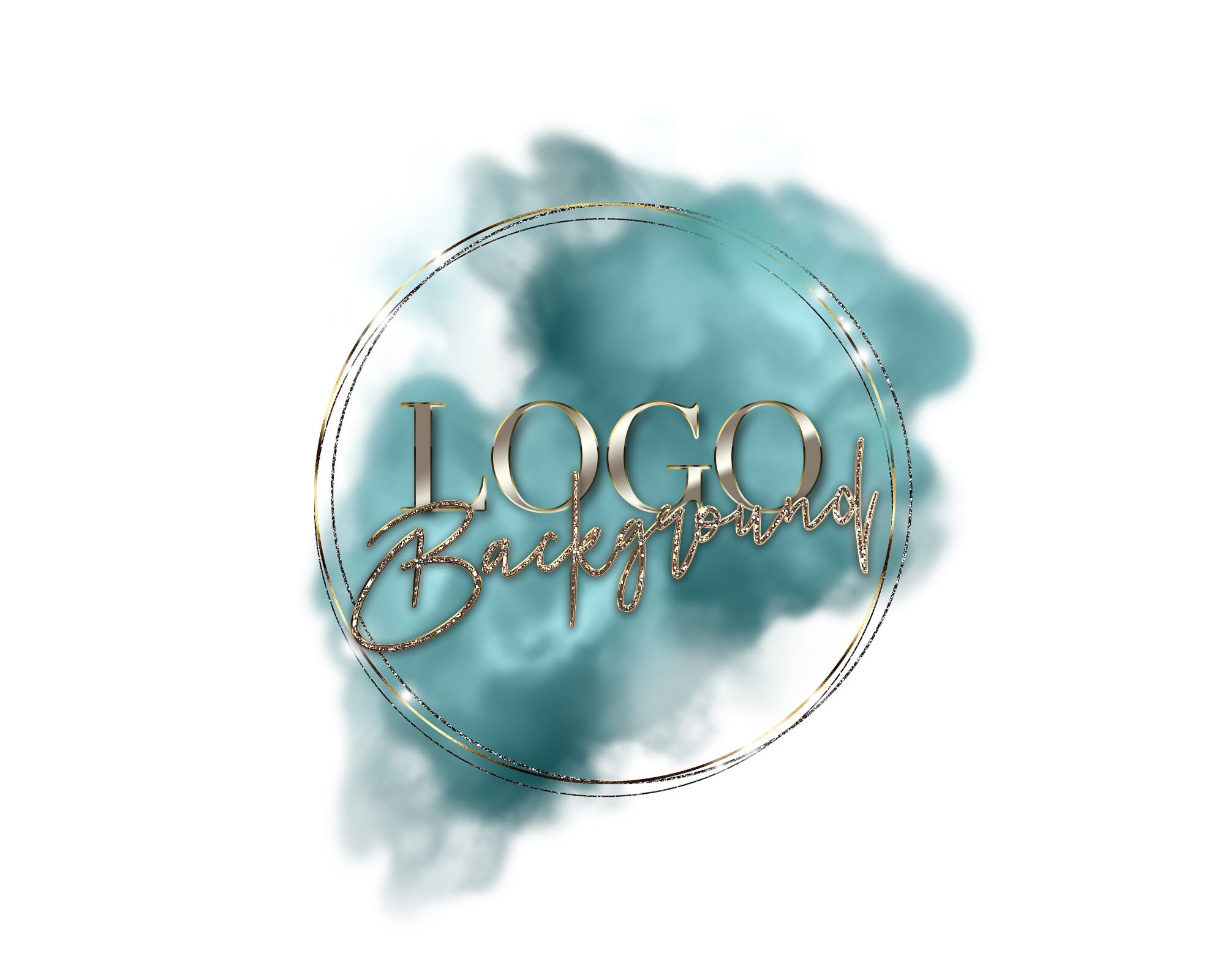 Blue Logo Background Png, Blue Watercolor, Glitter Frame, Brush Stroke ...
