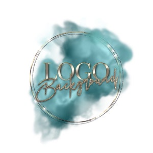 Blue Logo Background Png, Blue Watercolor, Glitter Frame, Brush Stroke ...