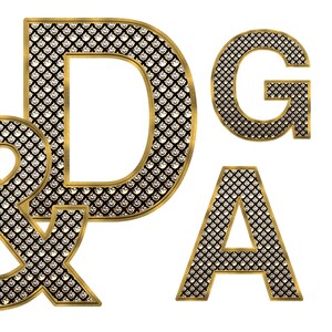 Diamond Alphabet PNG, Glitter Alphabet PNG, Glam Alphabet Clipart, Gold ...