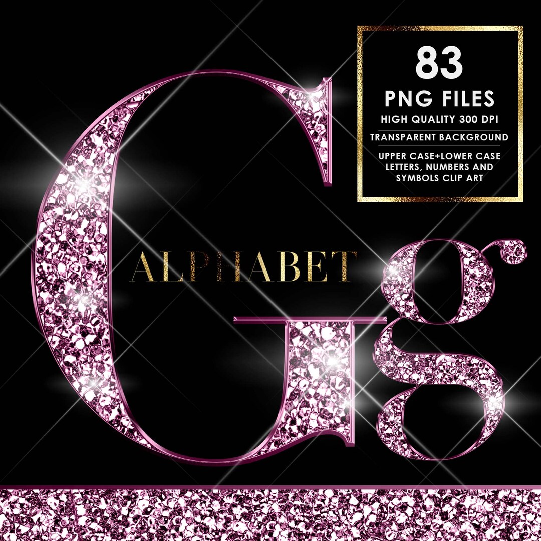Glitter Purple Alphabet Png, Chunky Glitter Alphabet Clip Art, Lilac ...
