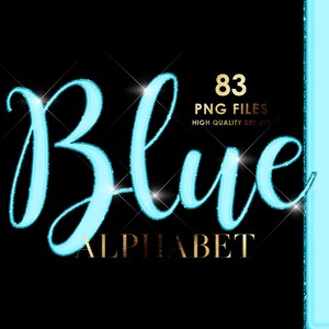 Glitter Blue Alphabet PNG Clip Art, Glitter Letters, Blue Letters Png ...