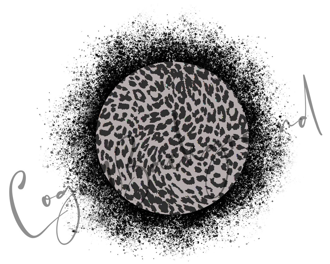 Distressed Leopard, Circle PNG, Shirt Design, Logo Background Png ...