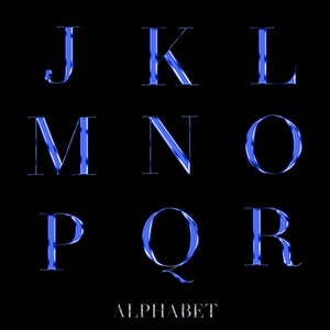 Royal Blue Chrome Alphabet PNG Clip Art, Blue Chrome Letters Png ...