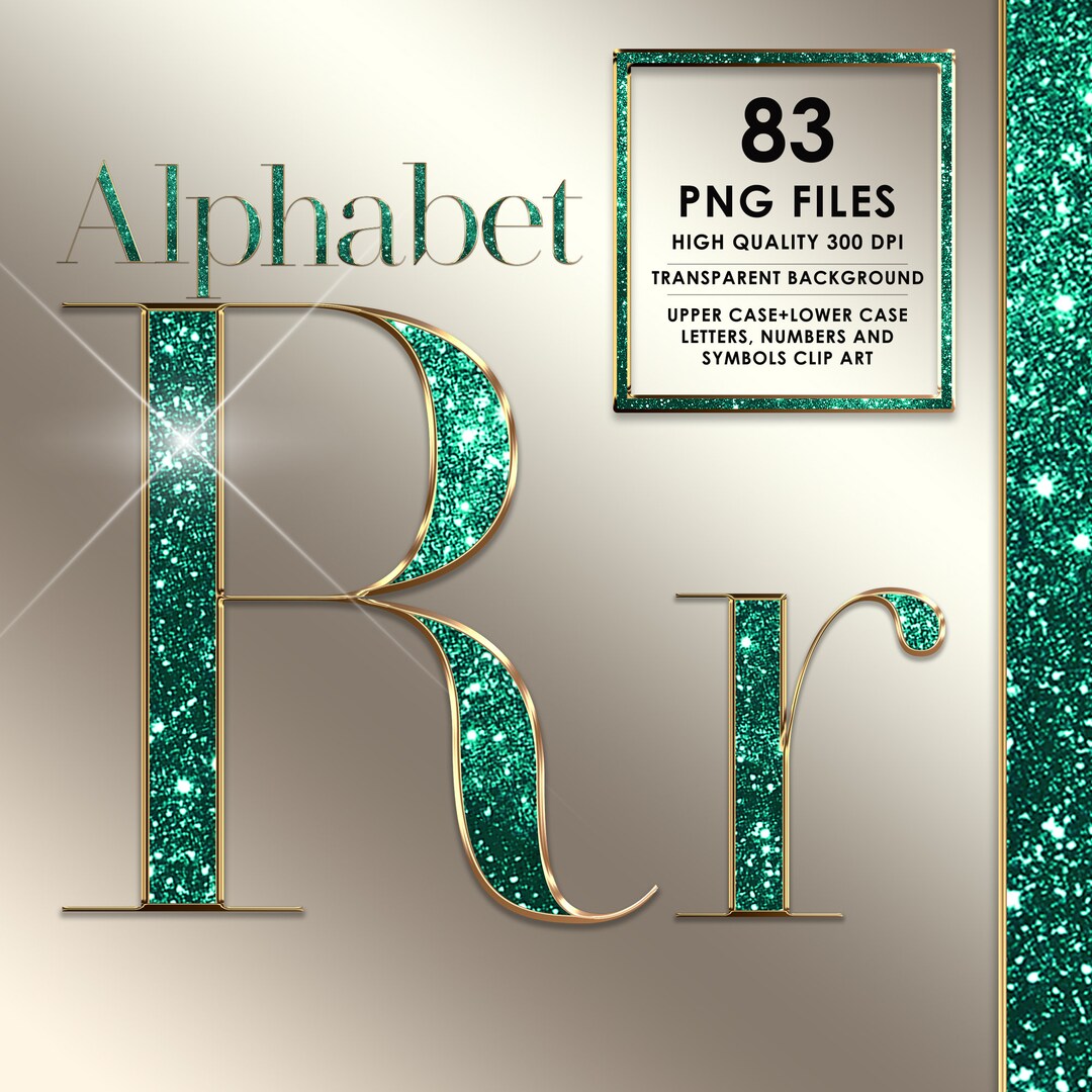 Glitter Alphabet PNG, Diamond Alphabet PNG, Glam Alphabet, Diamond Letters, Bling, Sparkle ...