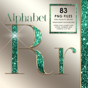 Glitter Alphabet PNG, Diamond Alphabet PNG, Glam Alphabet, Diamond Letters, Bling, Sparkle ...