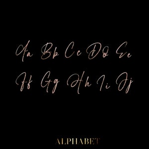 Pink Alphabet PNG, Gold Chrome Alphabet Clipart, Glitter, Cursive ...