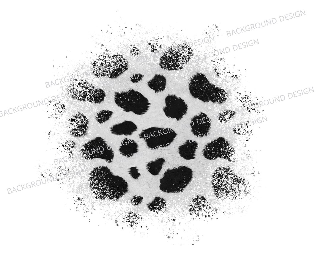 Cowhide Background Png, Distressed Cow Print Frame Png, Animal Skin ...