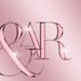 Pink Chrome Alphabet PNG, Rose Gold Chrome Letters, Glam Alphabet ...