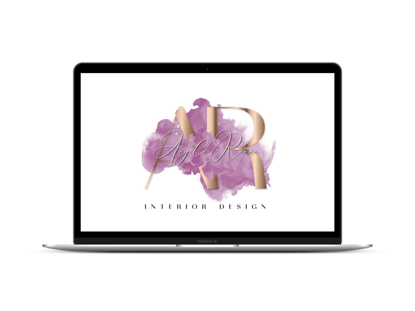 Lilac Beauty Logo. Premade Logo Design Text Logo Nail Logo | Etsy