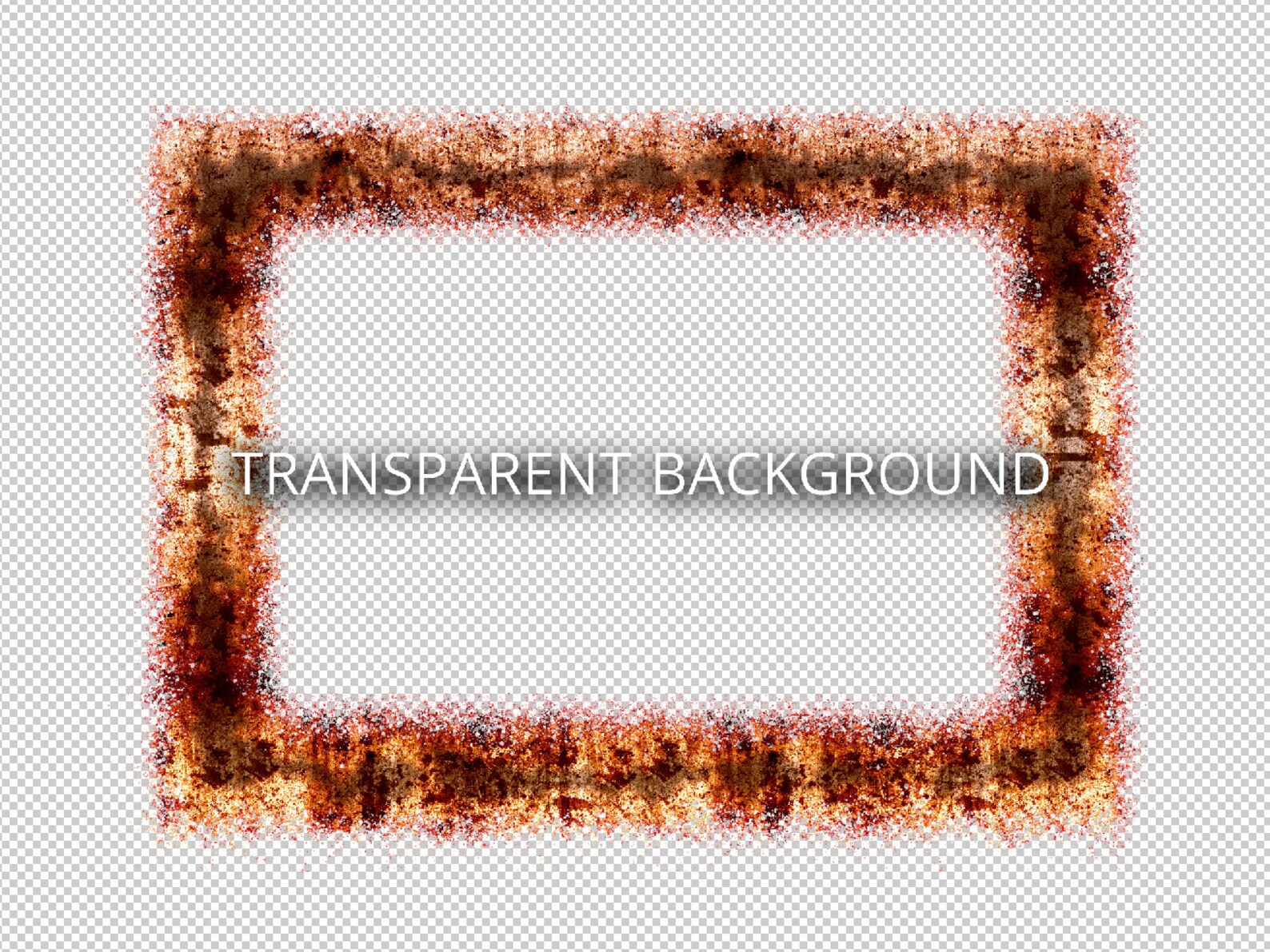 Distressed Rusty Metal Frame Png, Splatter Frame, Rustic Background ...