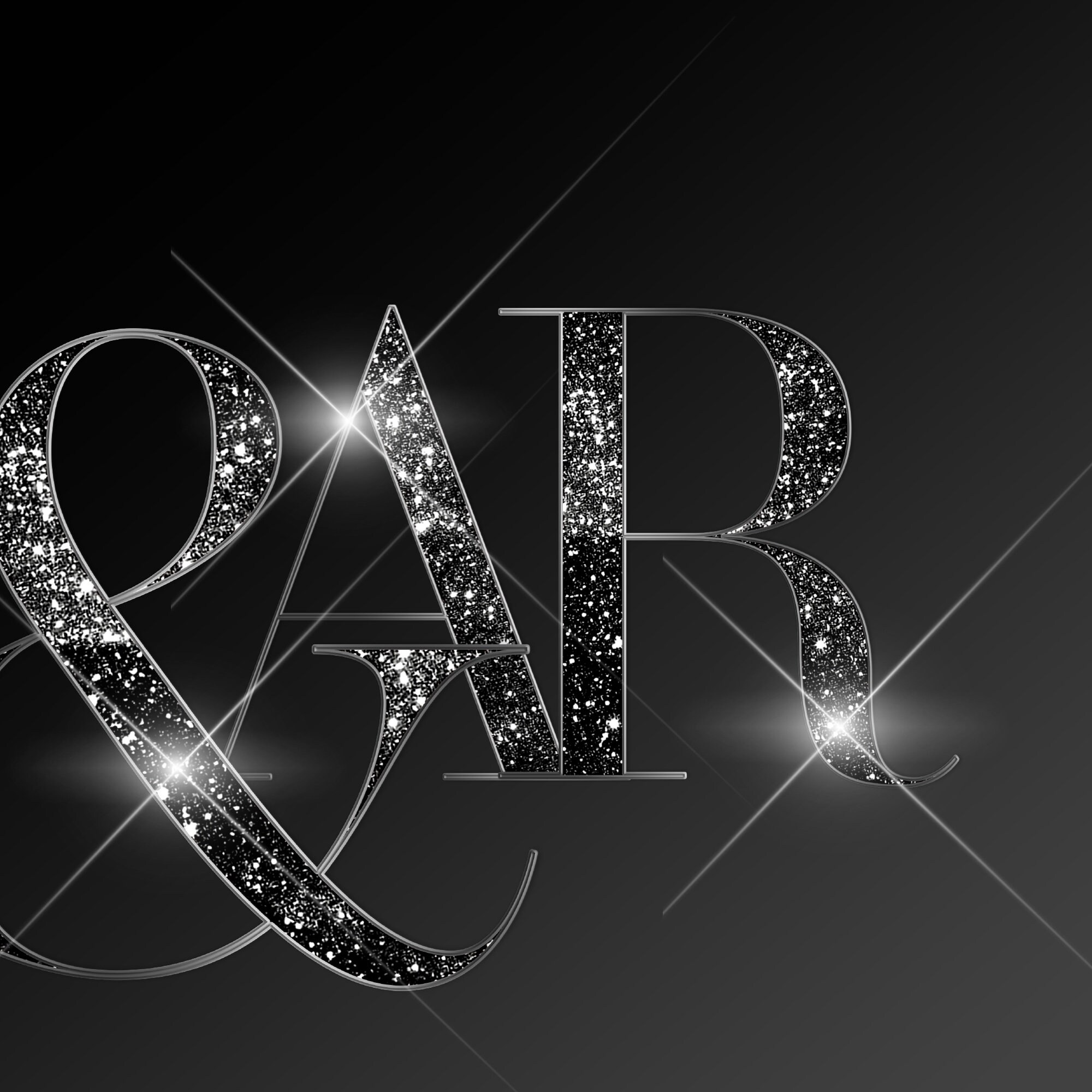 Black Glitter Alphabet PNG, Diamond Alphabet PNG, Glam Alphabet Clipart ...