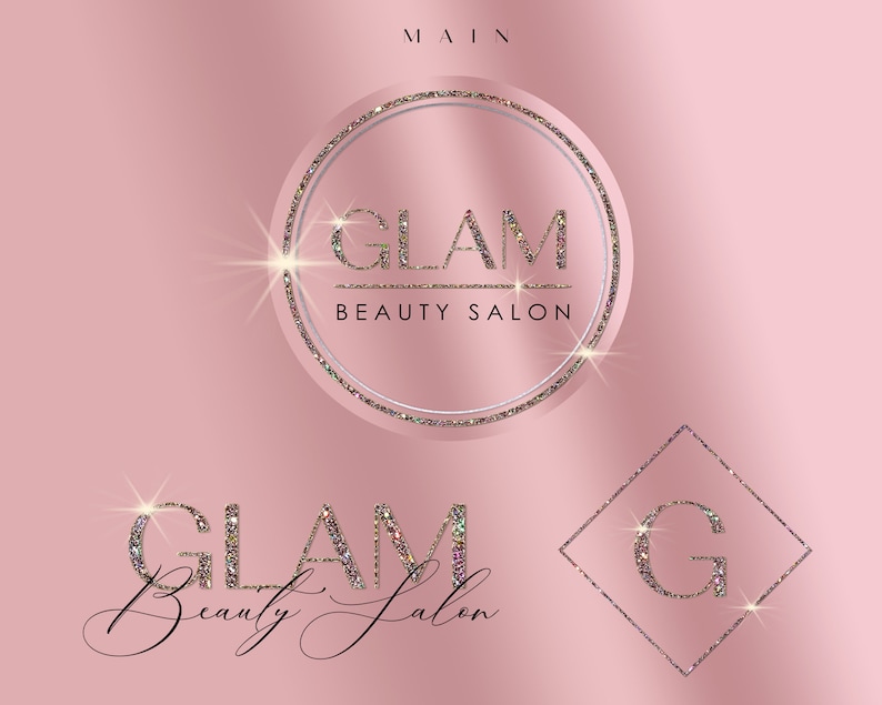 Pink Beauty Logo. Cosmetic Logo Lash Logo Boutique Logo - Etsy UK