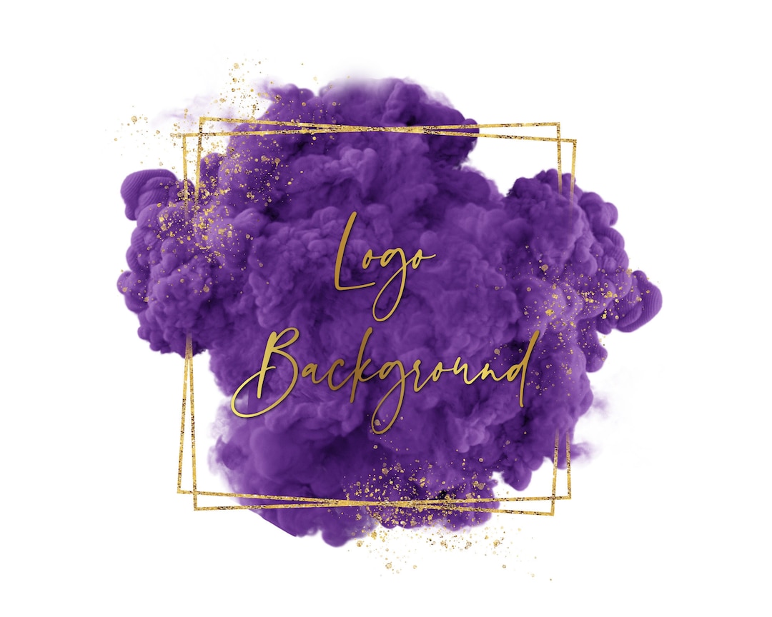 Purple Logo Background Png, Purple Brush Stroke Png, Logo Element ...