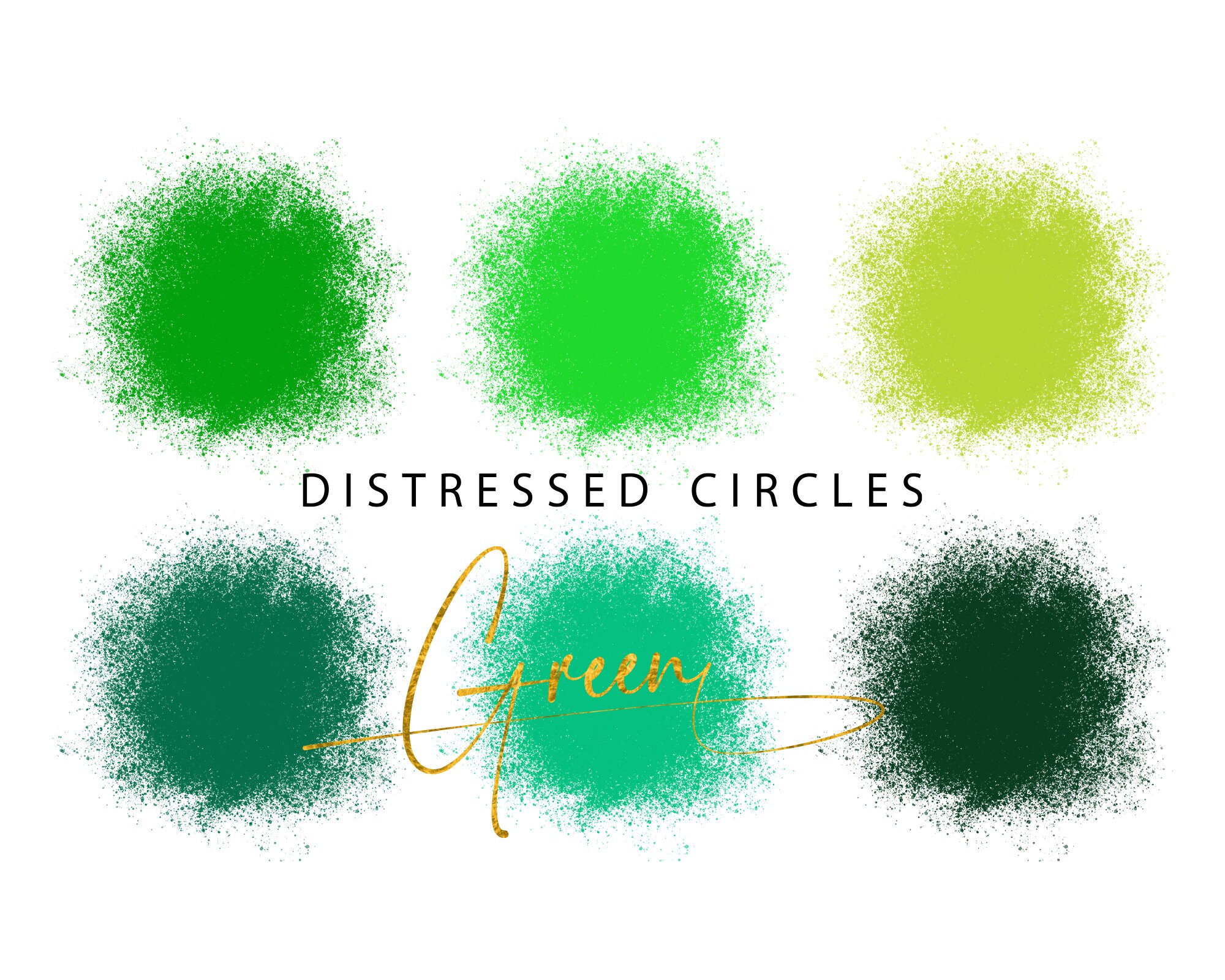 Green Background Png Distressed Green Frame Png Green Brush - Etsy