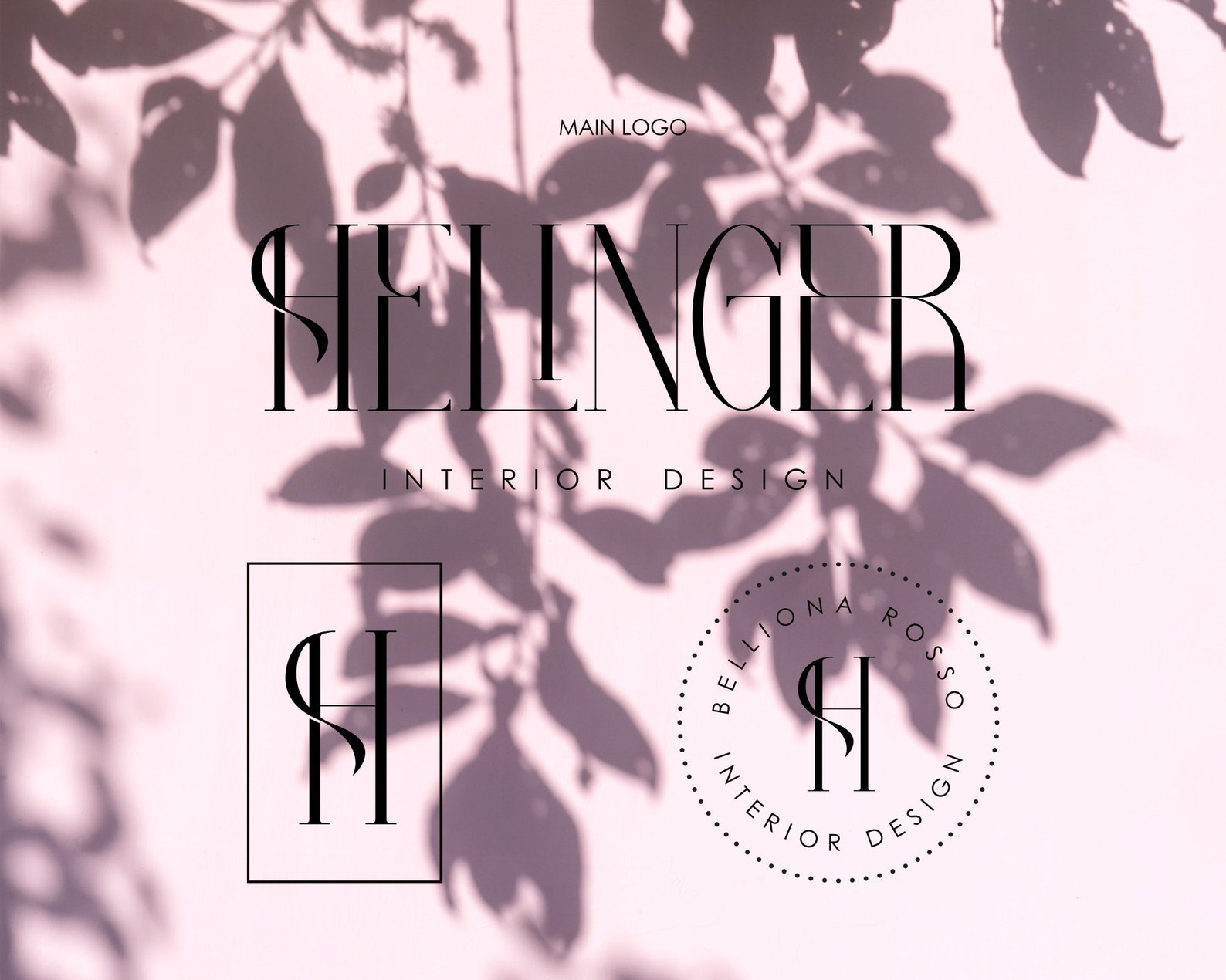 Text Logo Premade Logo Design Interior Design Logo Elegant | Etsy