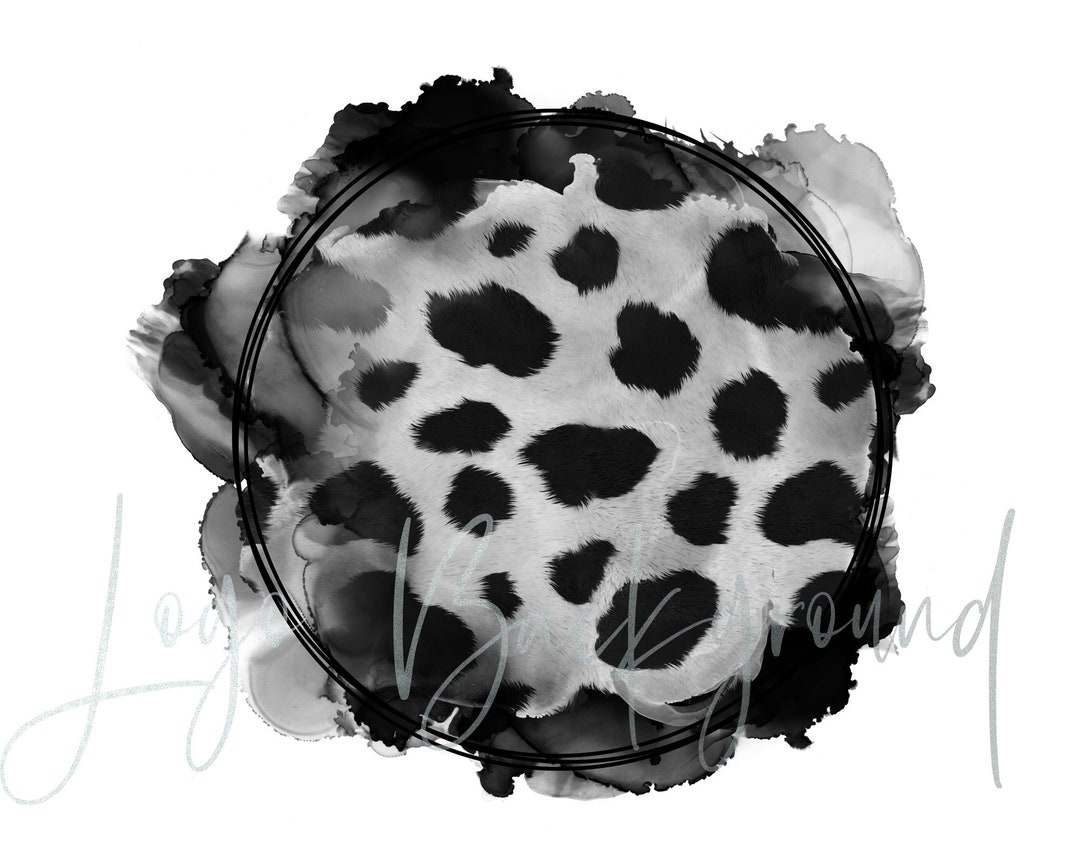 Cowhide Background Png, Logo Background, Cow Print Frame Png, Cowhide ...