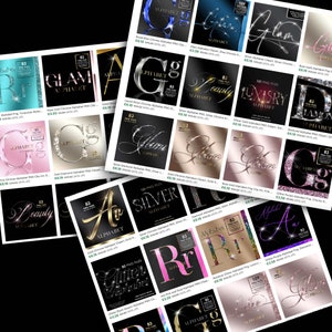 ENTIRE ALPHABET Clipart COLLECTION - All Past and Future Letters ...