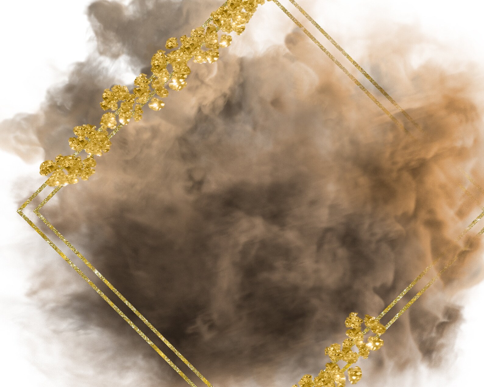 Logo Background Png Brown Brush Stroke Png Glitter Brown - Etsy