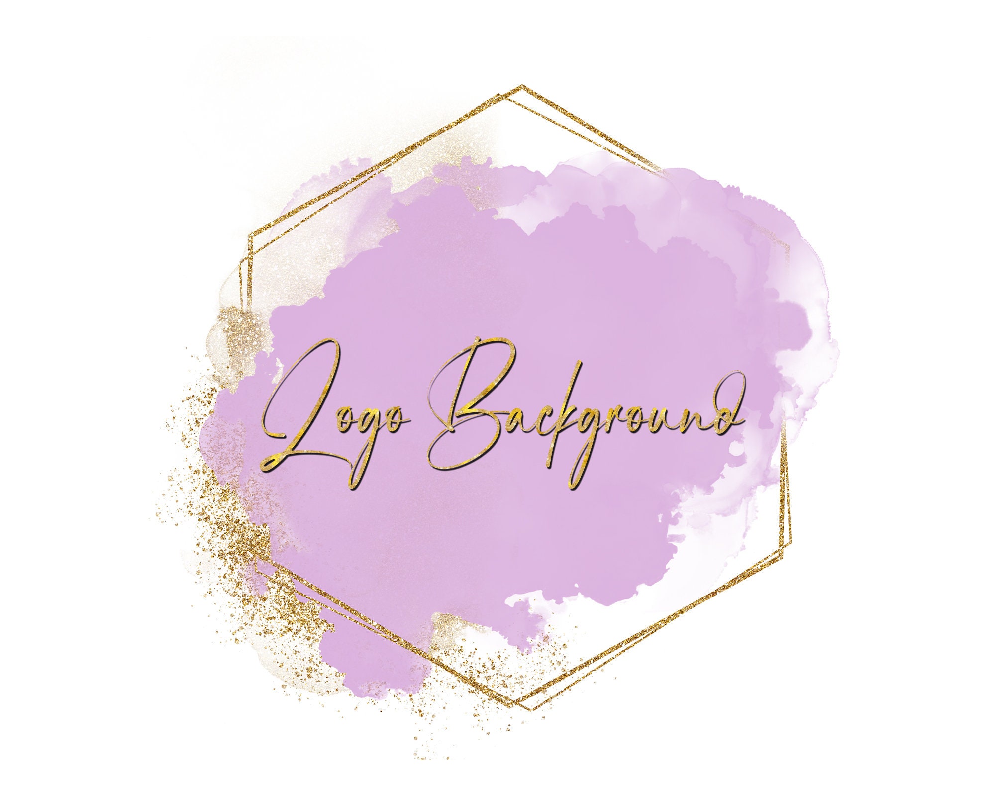 Logo Background Png Purple Brush Stroke Png Glitter Purple - Etsy