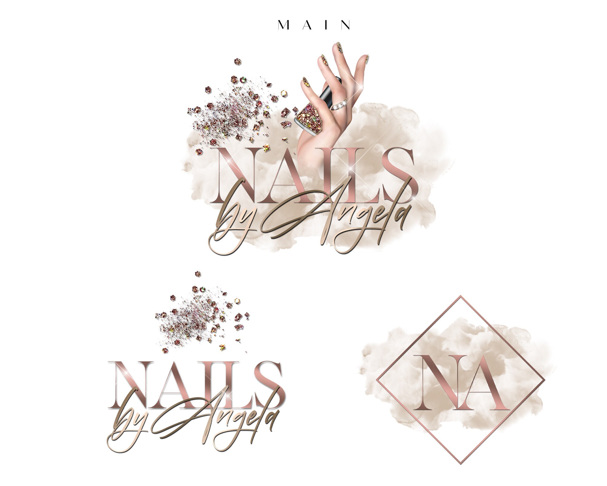 Nail Logo, Nail Technician Logo, Beauty Logo. Boutique Logo, Premade ...