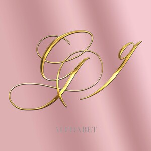 Gold Chrome Alphabet Clipart, Gold Alphabet PNG, Liquid Gold Letters ...