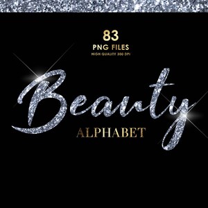 Glitter Silver Alphabet Png Clipart, Silver Foil Letters, Silver ...
