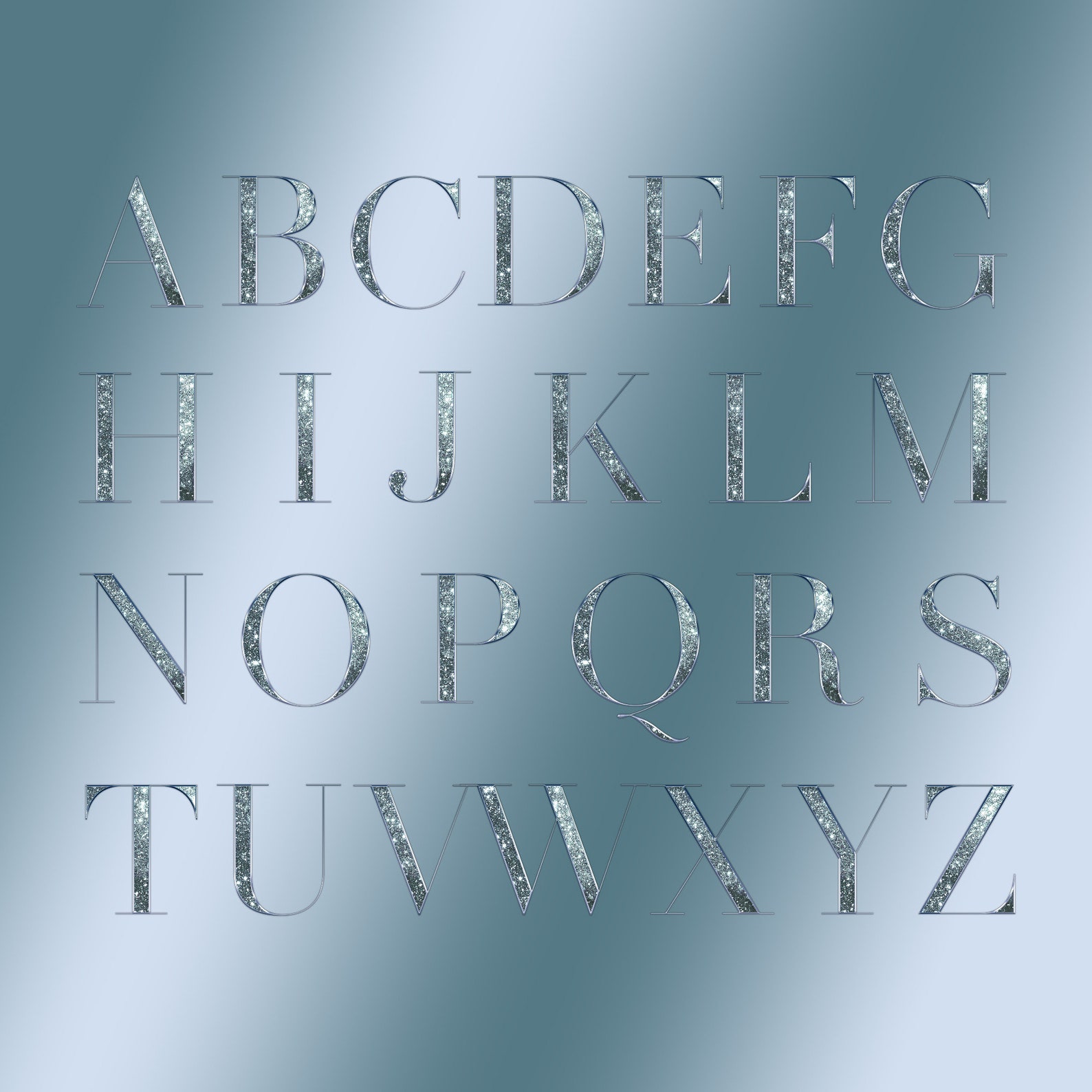 Glitter Alphabet PNG, Diamond Alphabet Png, Luxury, Bling, Glam ...
