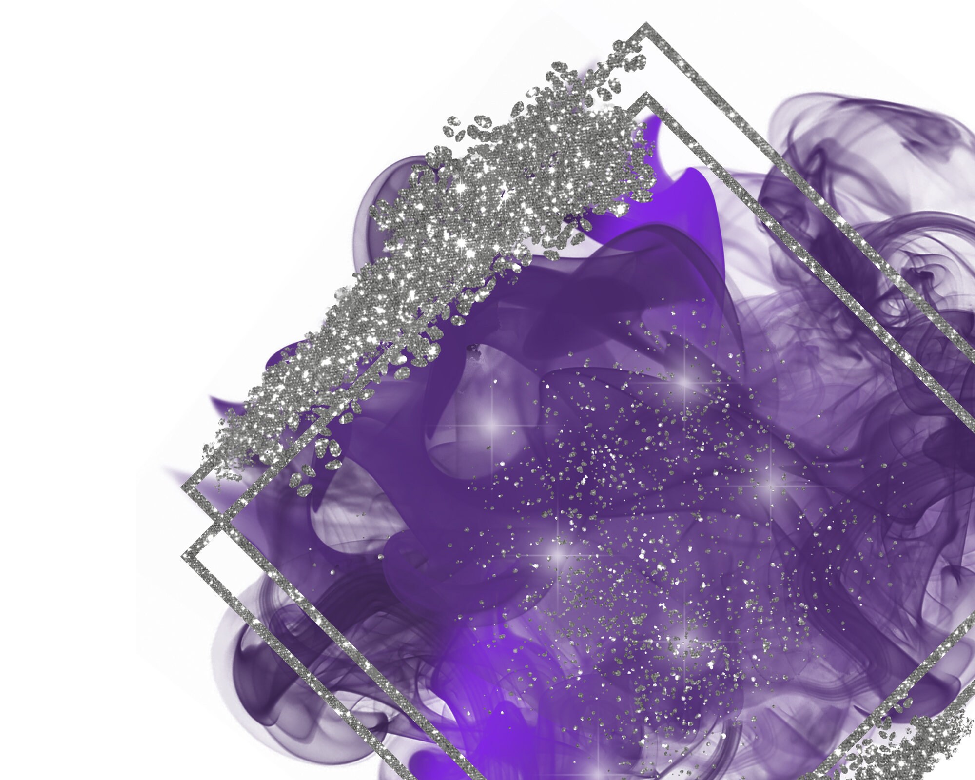 Logo Background Png Transparent, Purple Brush Stroke Png, Glitter ...