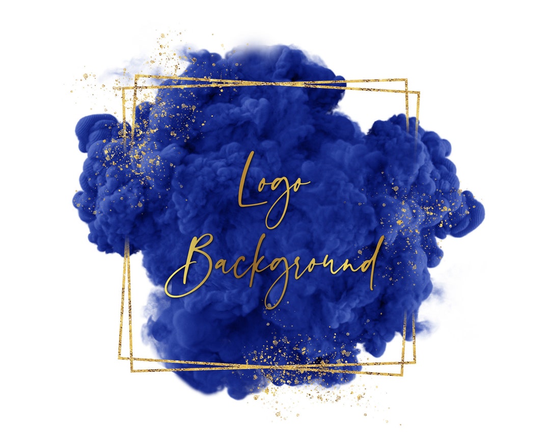 Logo Background Png, Blue Brush Stroke Png, Blue Frame Png+jpg ...
