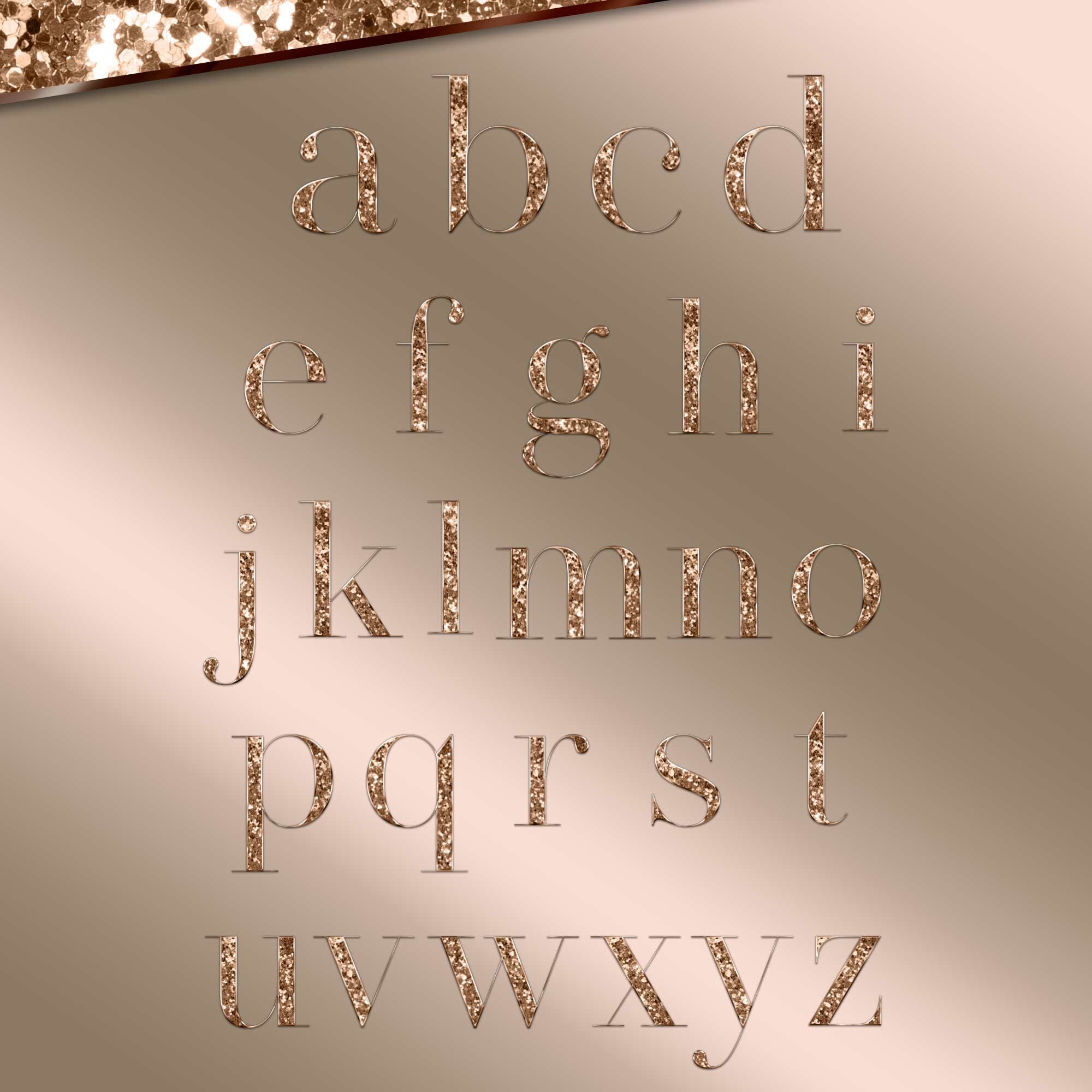 Glitter Gold Alphabet Clip Art, Luxury Letters, Glam Alphabet PNG, Gold ...