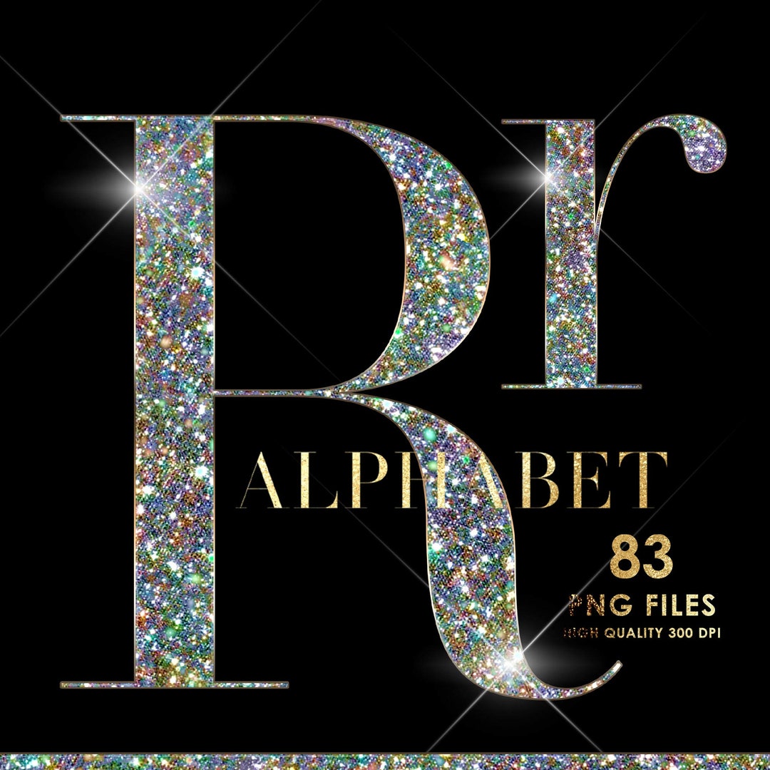 Diamond Alphabet PNG Clip Art, Glitter Alphabet, Gold Chrome Alphabet ...